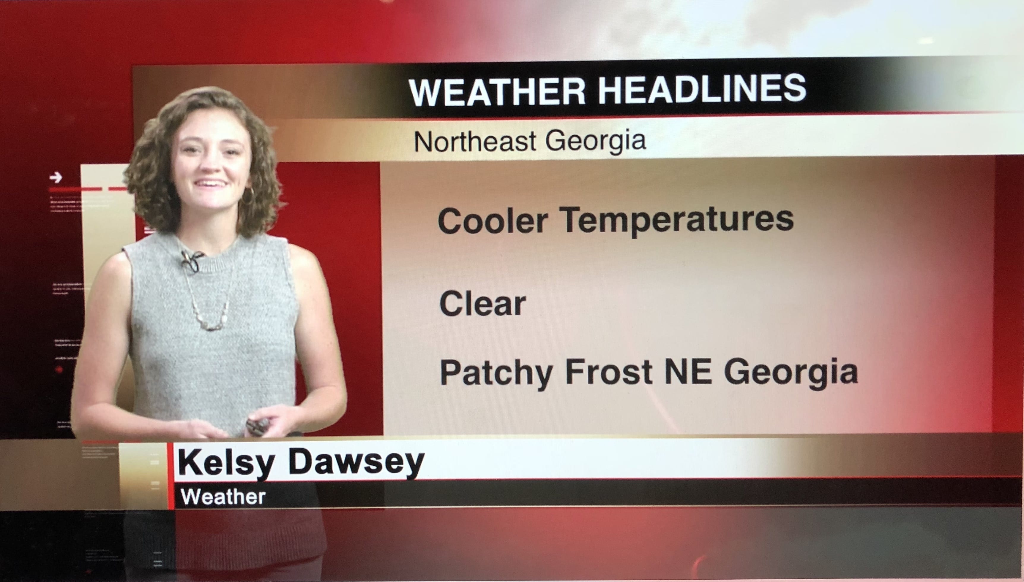 Weather for the week of 10/16/2017 — Grady Newsource